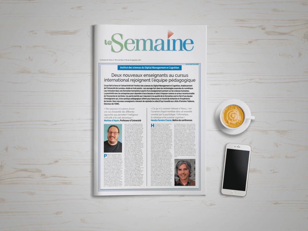 Revue de presse : La Semaine - Septembre 2021 - IDMC